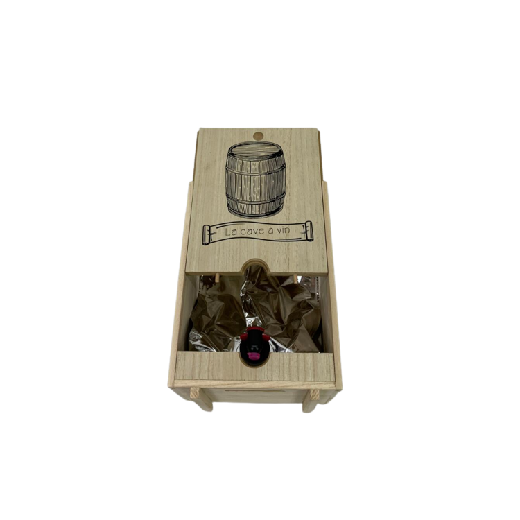 COFFRET EN BOIS POUR CUBI VIN